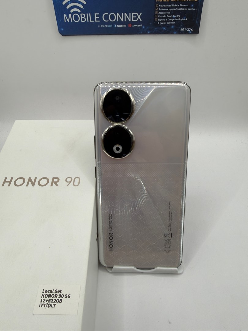 Honor 90 5G 512GB Diamond Silver, Mobile Phones & Gadgets, Mobile ...