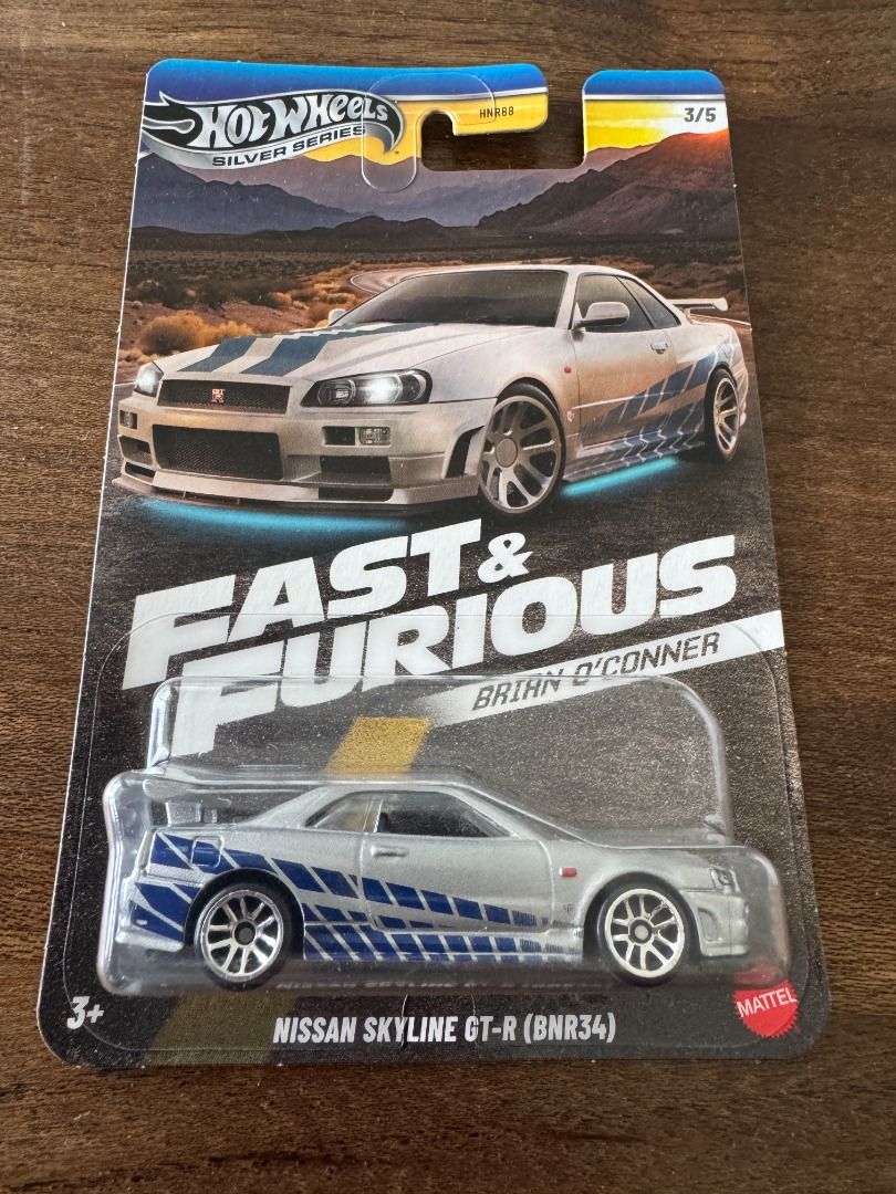 Hot Wheels Fast & Furious Nissan Skyline GT-R (BNR34), Hobbies & Toys ...