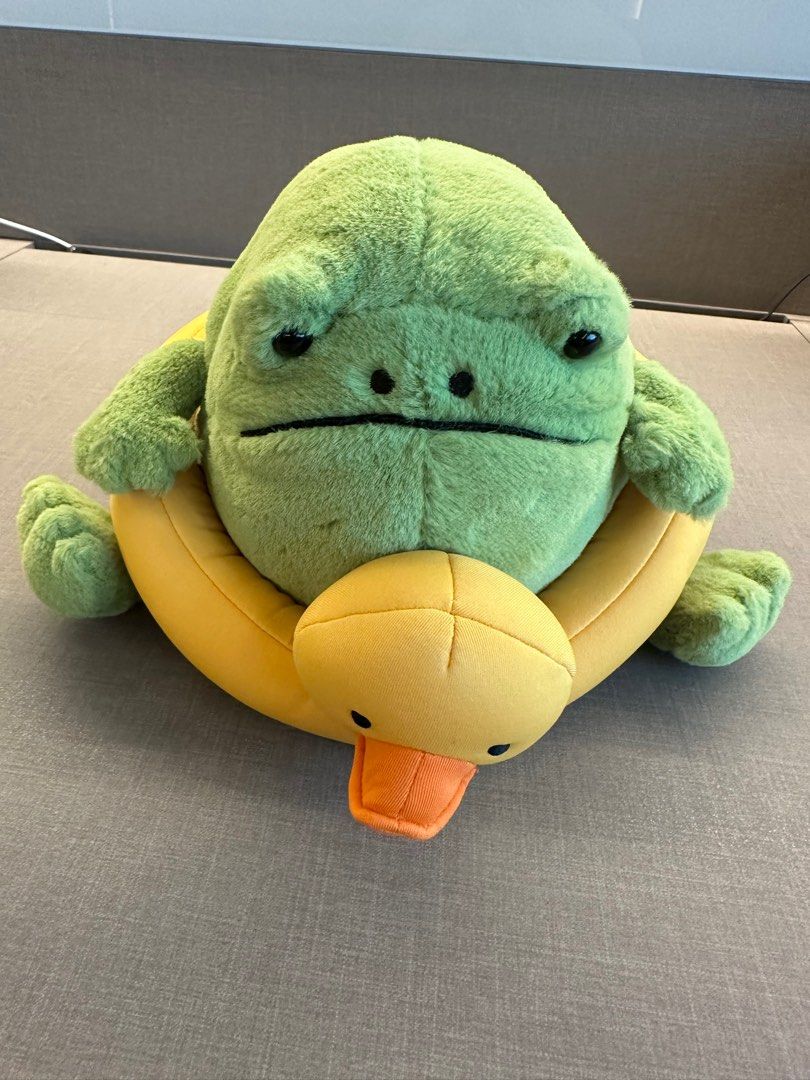 Jellycat Ricky Rain Frog Rubber Ring, Hobbies & Toys, Toys & Games on ...