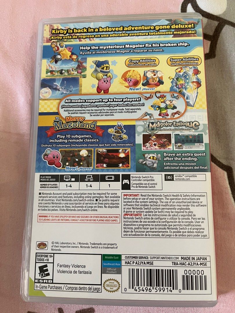 Kirby's Return to Dream Land Deluxe - Nintendo Switch, Video Gaming ...