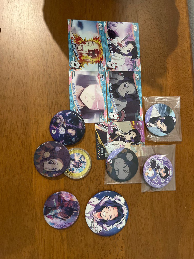 Kuki Shinobu Demon Slayer Badges & Cards, Hobbies & Toys, Stationery ...