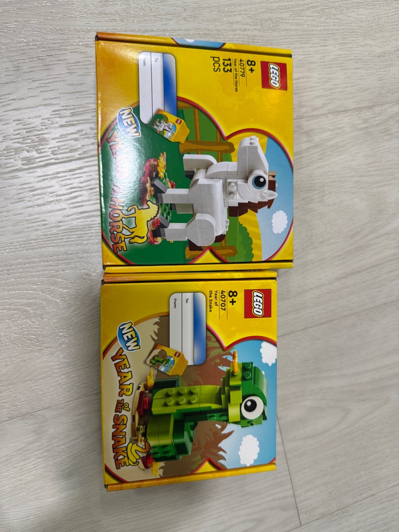 LEGO 40779 40707- Year of the Horse & Snake, Hobbies & Toys, Toys ...