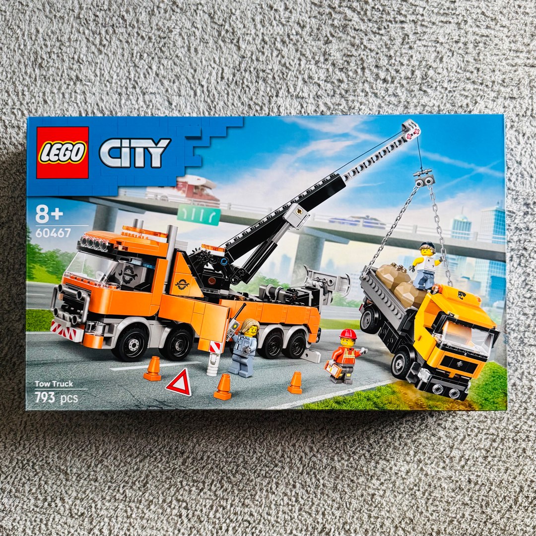 Lego 60467 Heavy-Duty Recovery Tow Truck With Crane, Hobbies & Toys ...