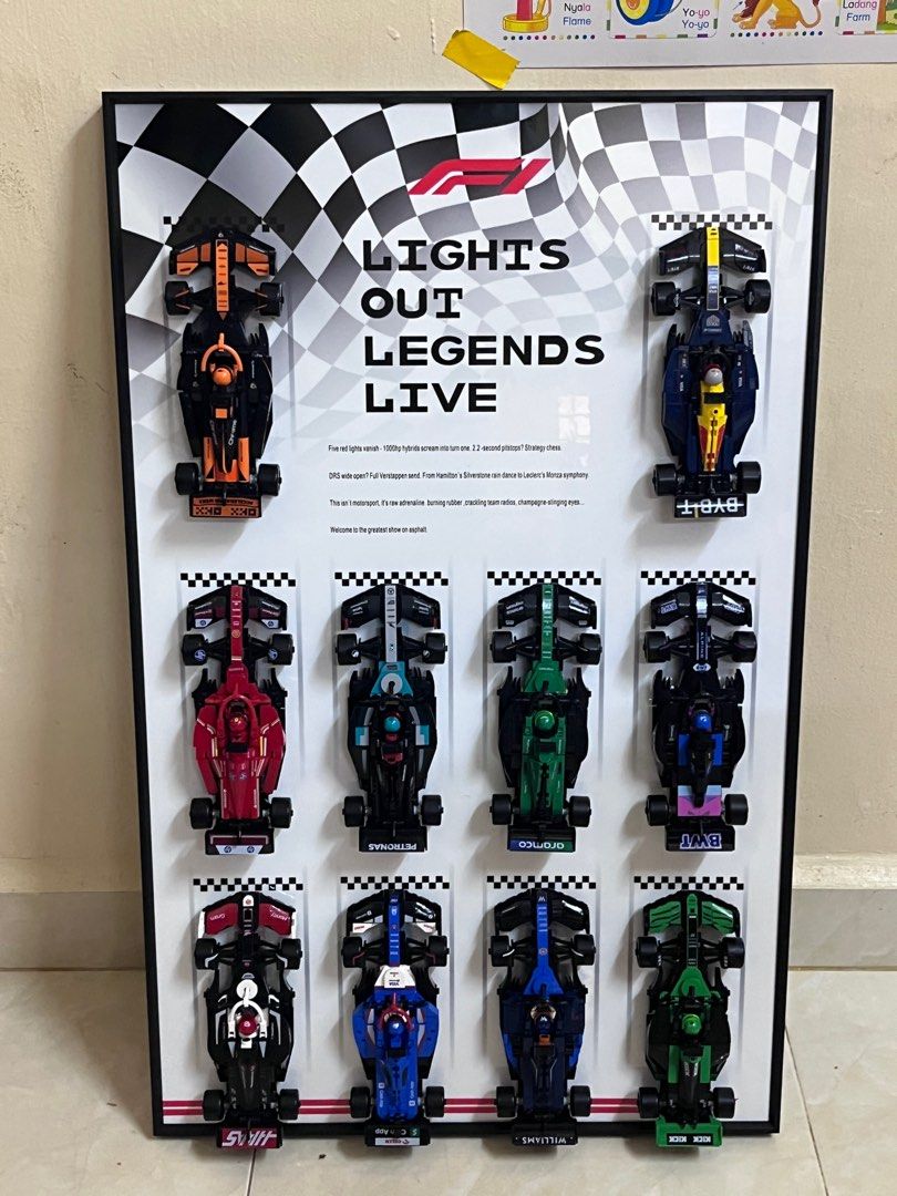 lego F1 speed champion with frame, Hobbies & Toys, Toys & Games on ...