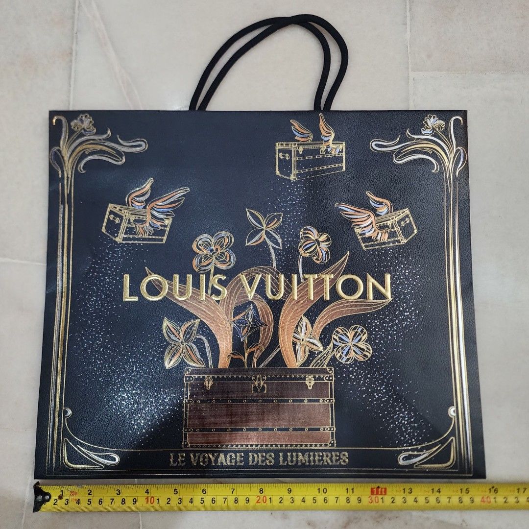 Limited Edition Christmas Season Louis Vuitton Paper Bag, Luxury, Bags ...