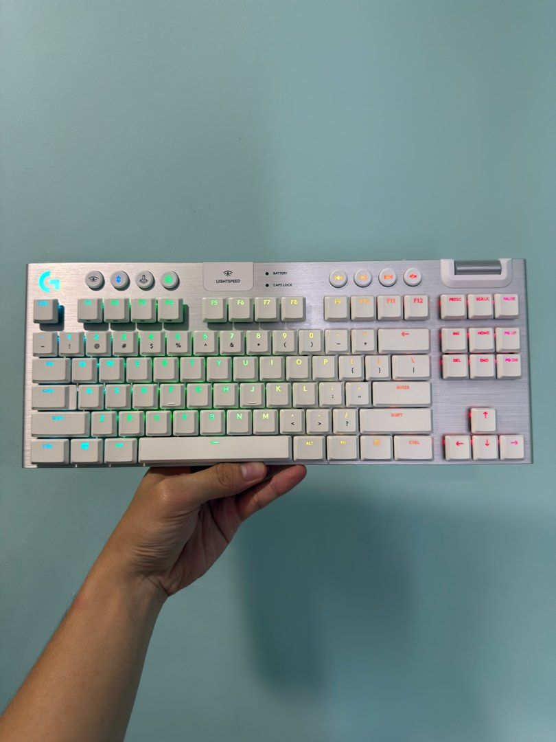 Logitech G915 TKL Wireless Bluetooth Mechanical Keyboard Low Profile ...