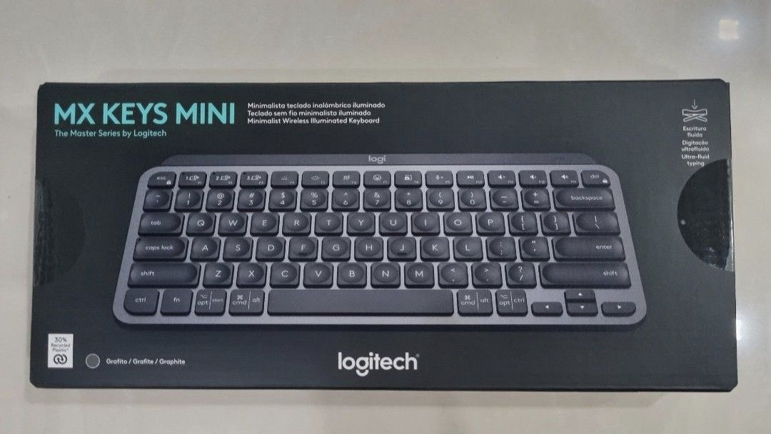 Logitech MX Keys Mini Wireless Keyboard - Graphite, Computers & Tech ...