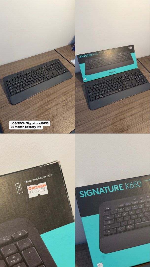 Logitech Signature K650 Keyboard, Computers & Tech, Parts & Accessories ...