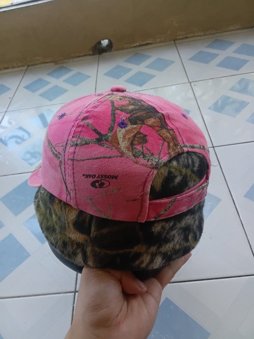 Mossy Oak Pink Camo Cap, Men's Fashion, Watches & Accessories, Caps ...