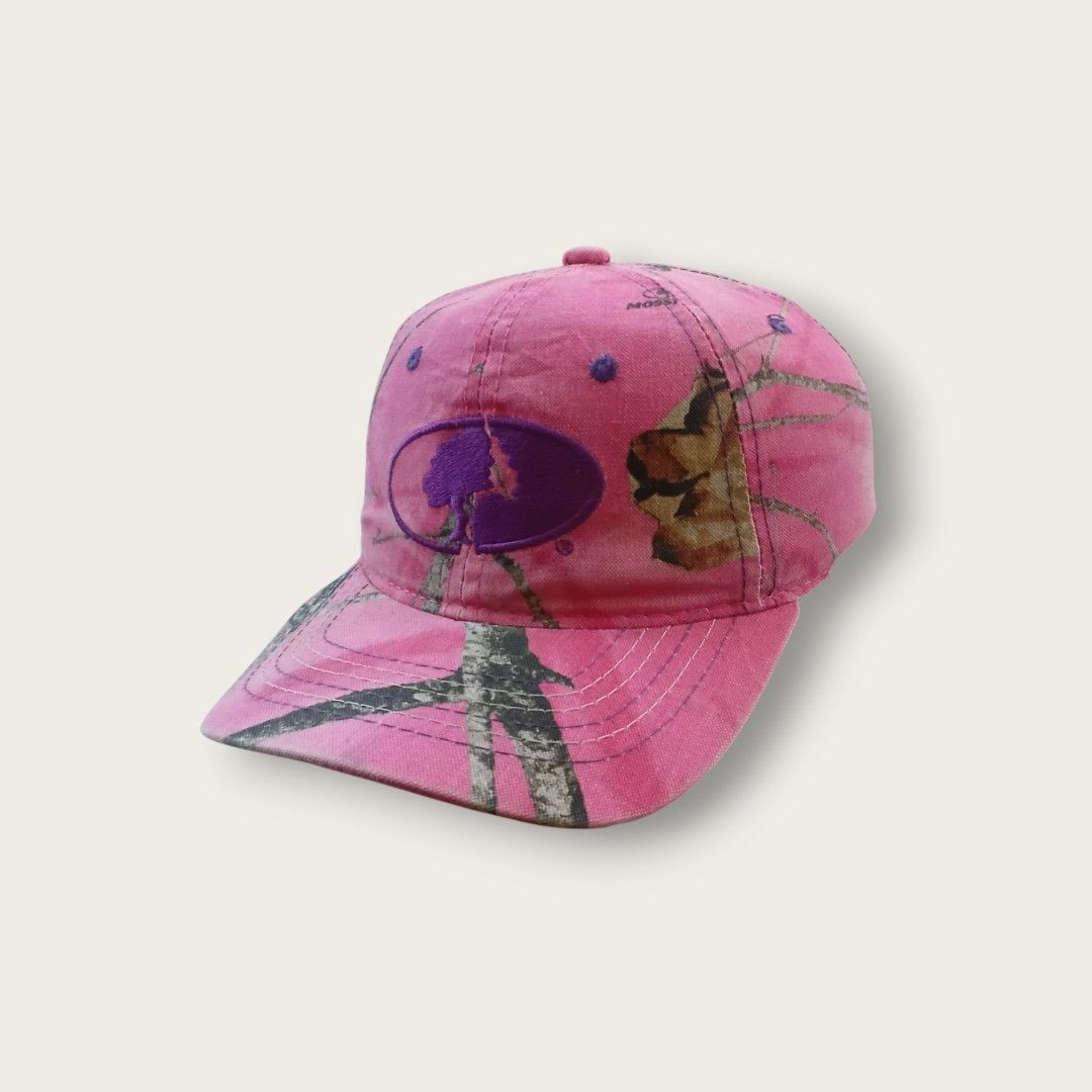Mossy Oak Pink Camo Cap, Men's Fashion, Watches & Accessories, Caps ...