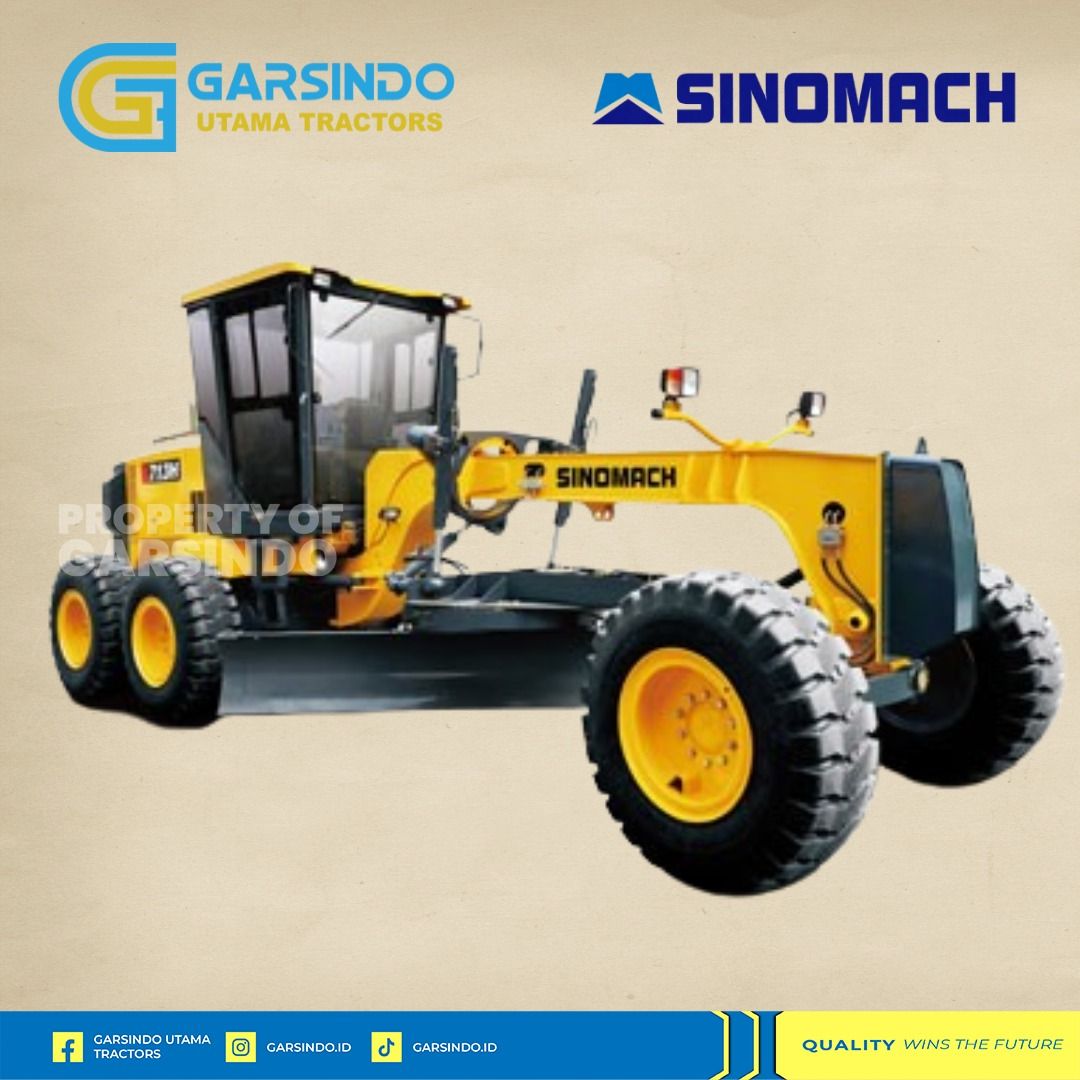 Motor Grader Sinomach 713H – Unit Berkualitas & Harga Terbaik Tahun ...