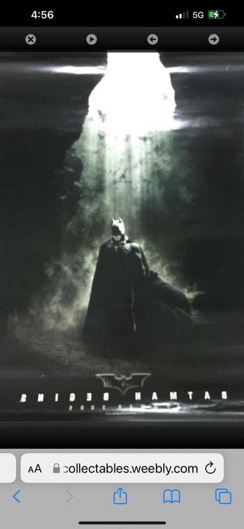 Movie Posters - Batman Begins, Sideways, and More!, Hobbies & Toys ...