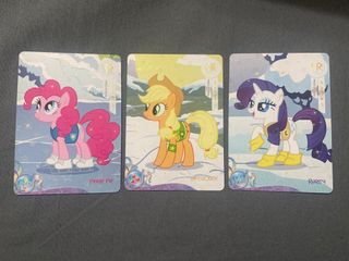 My Little Pony Trading Cards - Rainbow Dash, Applejack, Pinkie Pie ...