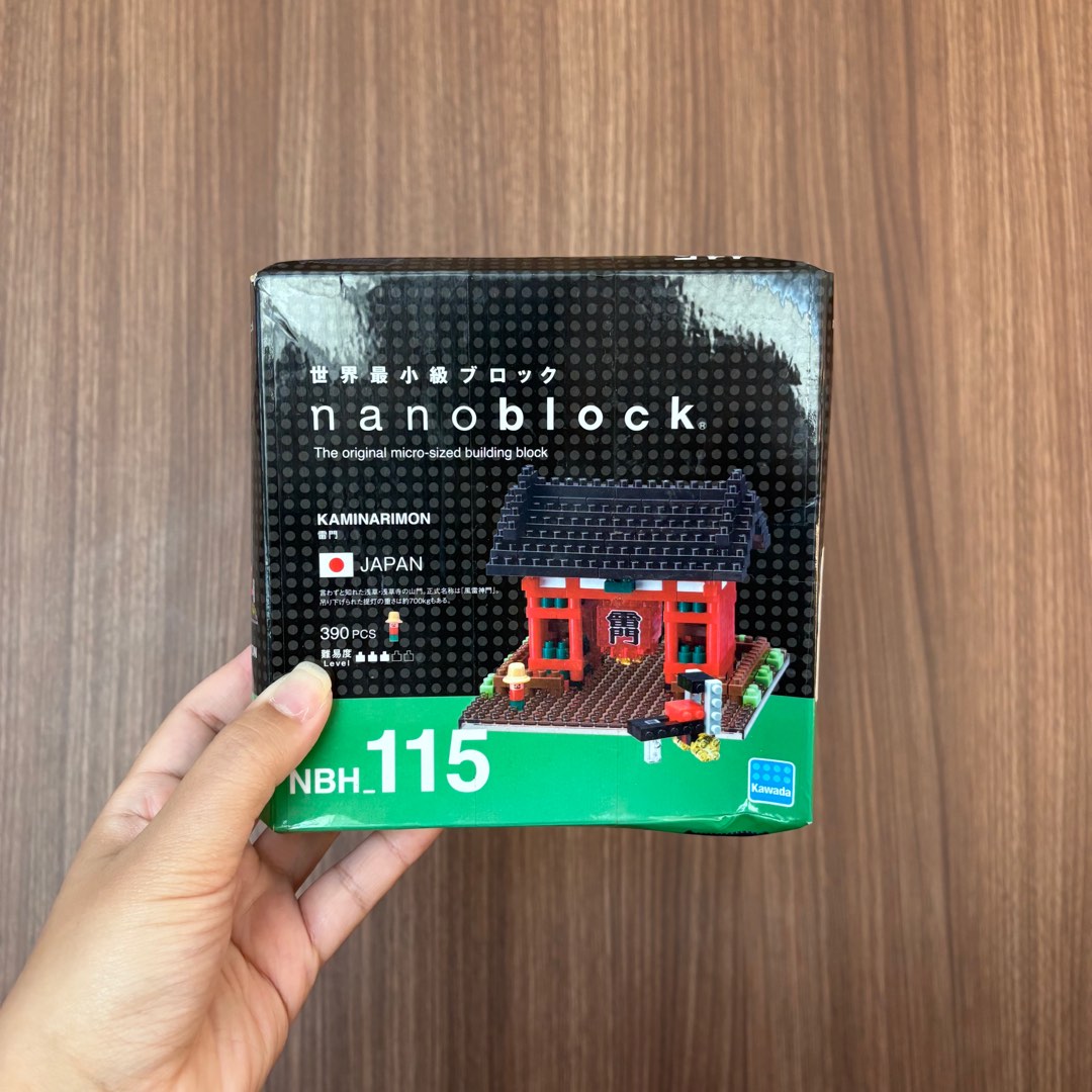Nanoblock Kaminarimon Temple Building Set, Hobbies & Toys, Toys & Games ...