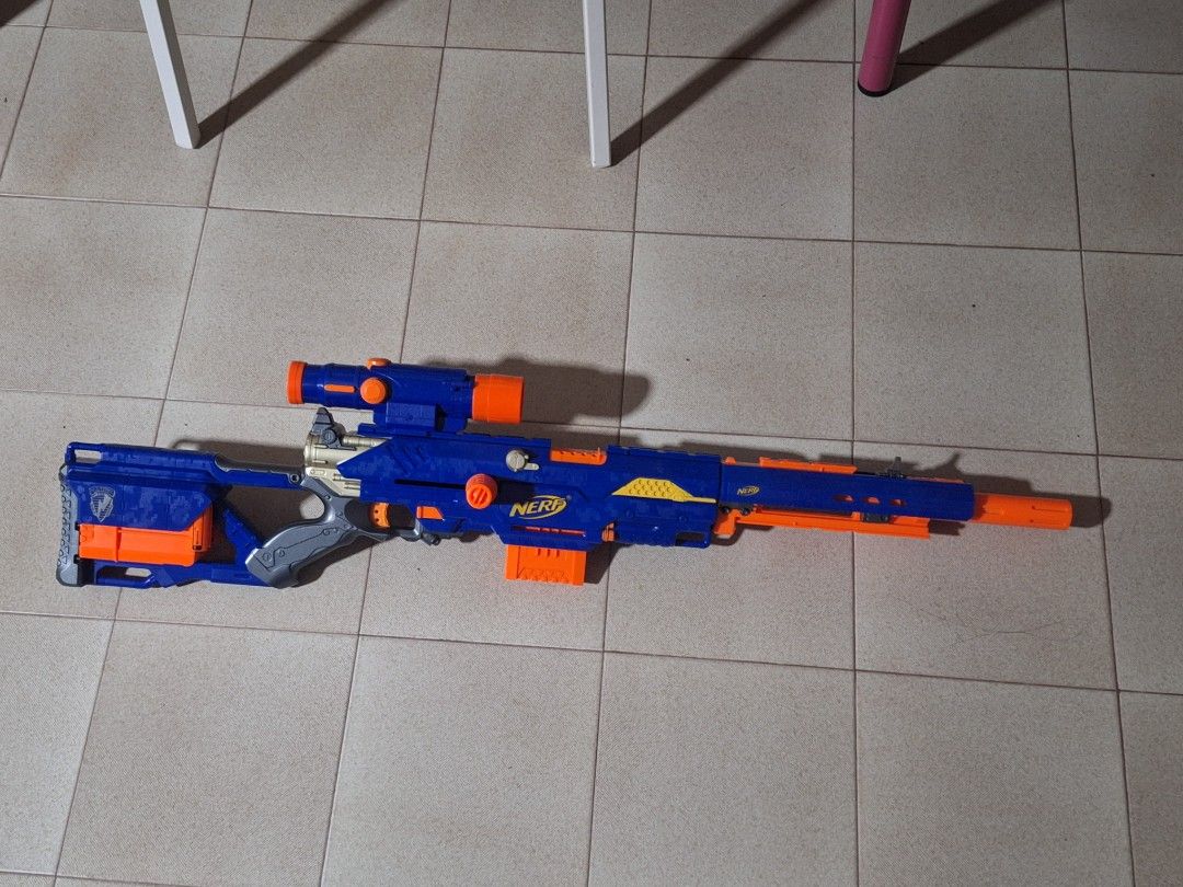 Nerf Longstrike CS-6 Blaster, Hobbies & Toys, Toys & Games on Carousell