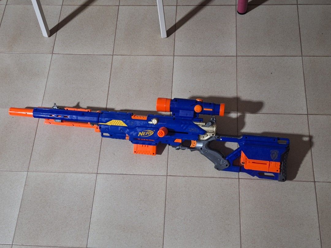 Nerf Longstrike CS-6 Blaster, Hobbies & Toys, Toys & Games on Carousell