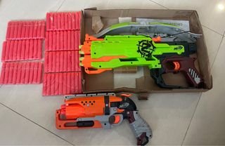 Nerf Zombie Strike Hammershot Blaster, Hobbies & Toys, Toys & Games on ...