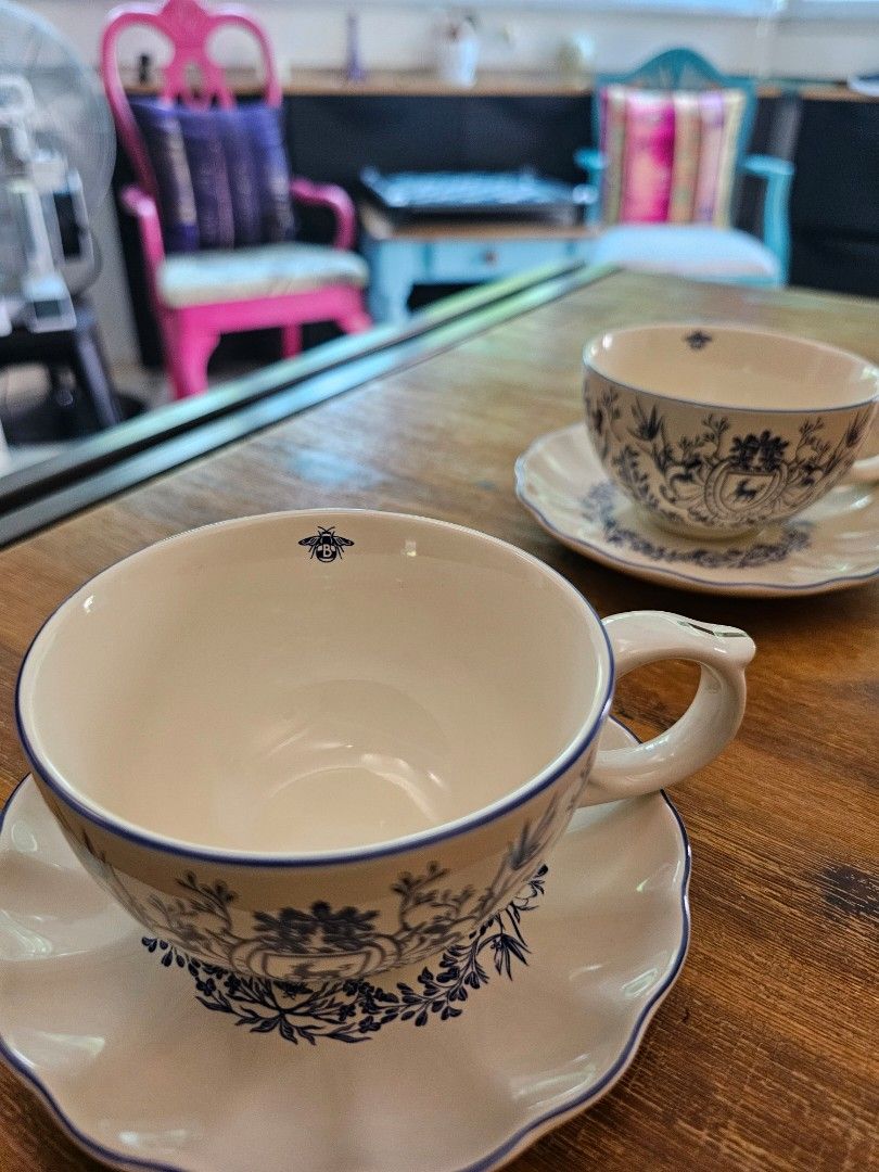 Netflix Bridgerton Shondaland Teacup and Saucer Set, Furniture & Home ...