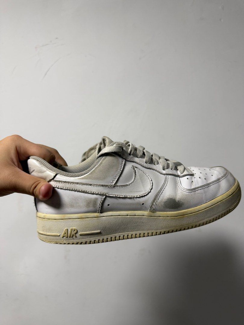 Nike Air Force 1 - White - Well Used, Men's Fashion, Footwear, Sneakers ...