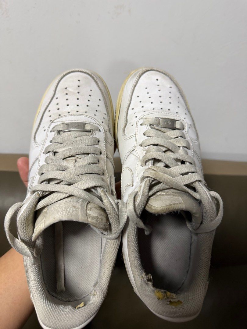 Nike Air Force 1 - White - Well Used, Men's Fashion, Footwear, Sneakers ...