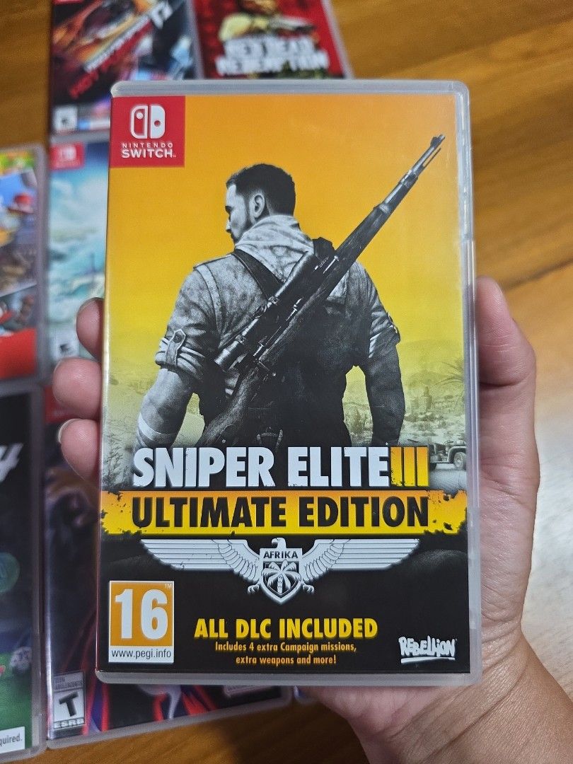 Nintendo Switch - Sniper Elite 3 Ultimate Edition / Need For Speed Hot ...