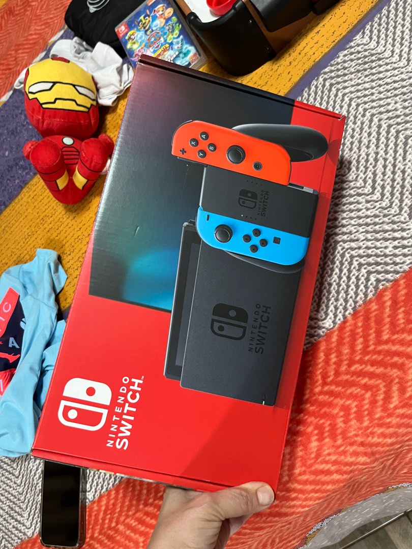 Nintendo Switch Console with Animal Crossing Game, Video Gaming, Video ...