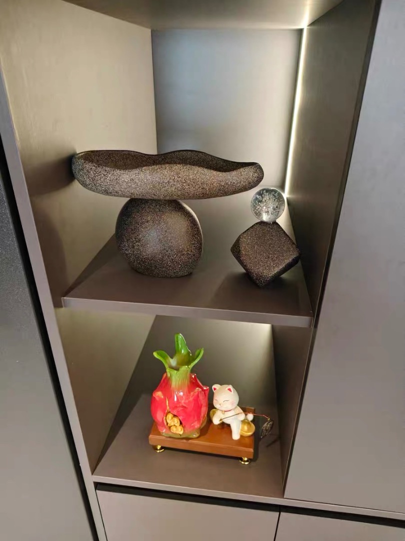 Orbit Stone Catchall - Stone Ceramic Catchall Bowl / Modern Key Tray ...