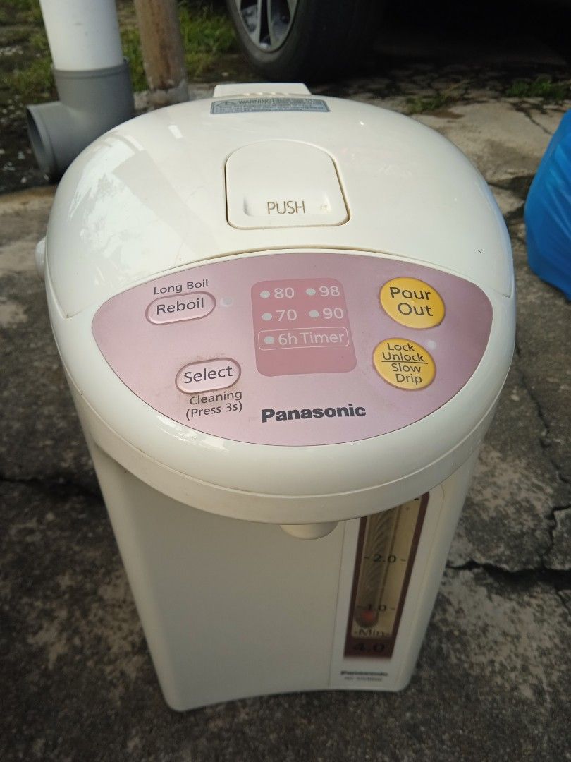 Panasonic Electric Thermo Pot NC-EG4000, TV & Home Appliances, Kitchen ...