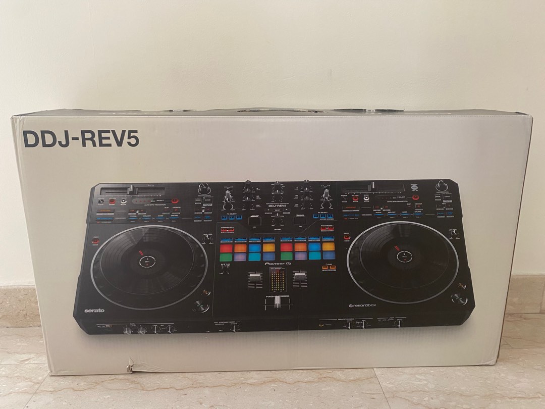 Pioneer DJ DDJ-REV5 DJ Controller (+free pioneer headphones), Audio ...