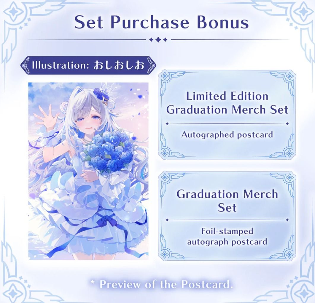 [PO till 10 Jan 2026] Hololive Kanata Grad Merch 2025 acrylic panel ...