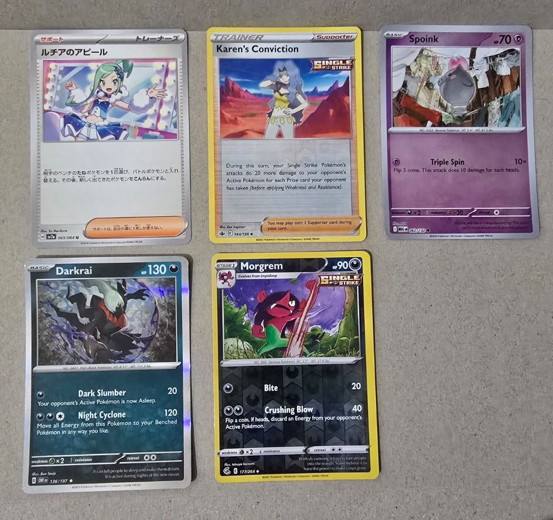 Pokemon Cards Bulk 13 Pieces (English & Japanese), Hobbies & Toys, Toys ...