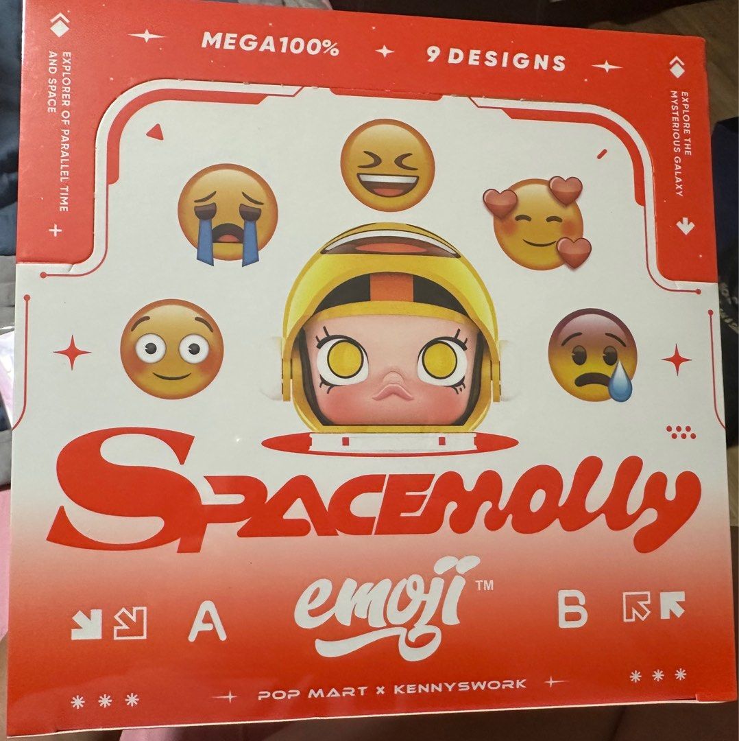 POP MART x Spacemolly Emoji / Series 2B, Hobbies & Toys, Toys & Games ...