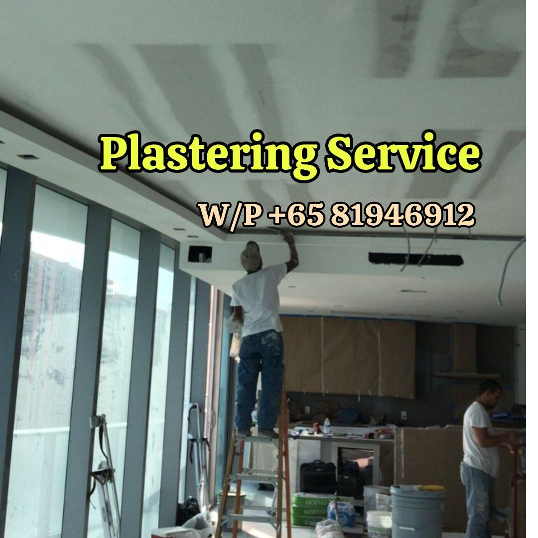 Proffesional Plastering Service/4 room flat HDB Plastering/HDB-BTO ...