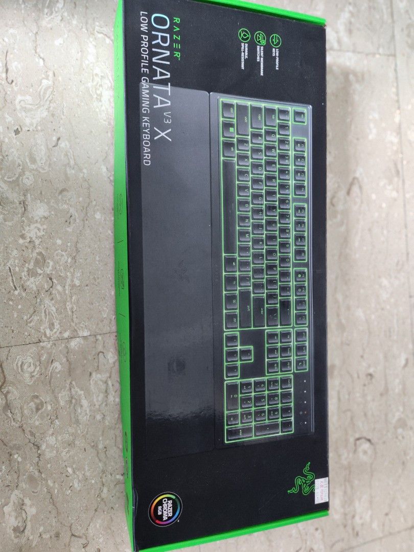 Razer Ornata V3 X Low Profile Gaming Keyboard, Computers & Tech, Parts ...