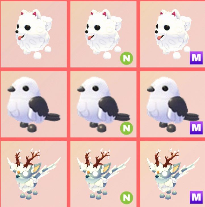 Samoyed / Japanese Snow Fairy / Christmas Spirit Adopt Me 2025 ...