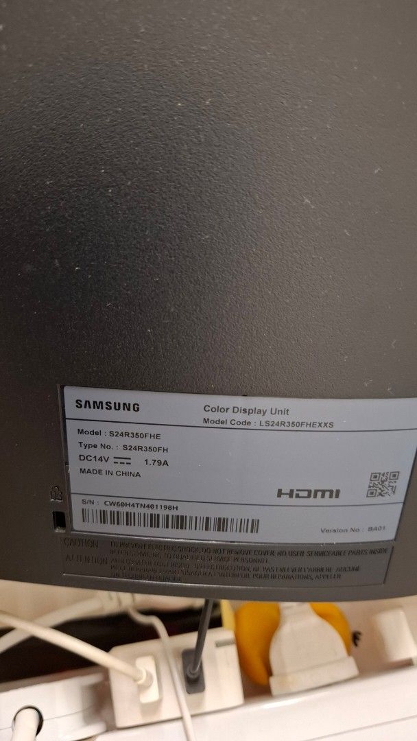 Samsung Monitor - Model: LS24R350FHE, Computers & Tech, Parts ...