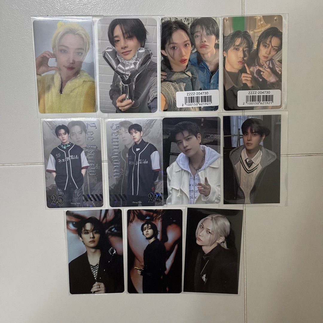 Stray Kids Photocards - Bang Chan, Lee Know, Chang Bin, Hyun Jin, Han ...