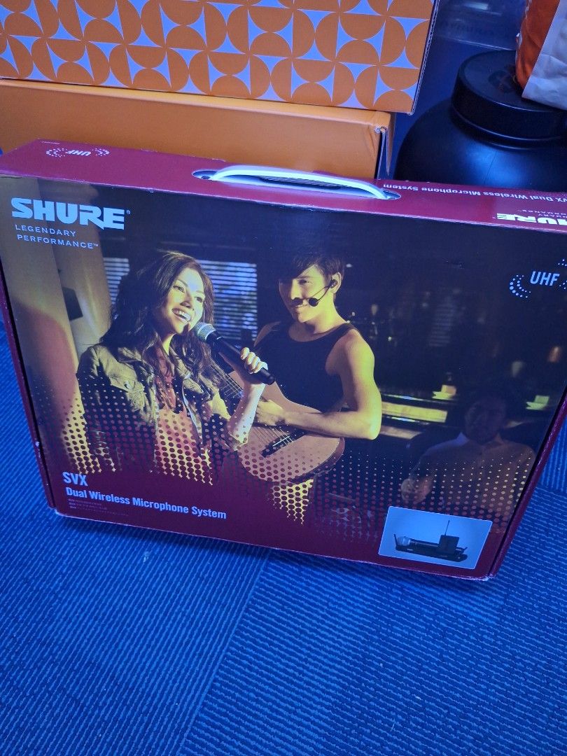 Shure SVX Dual Wireless Microphone System, Audio, Microphones on Carousell
