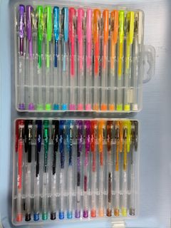 Pastel Gel Pens Set - 10 Colors, Hobbies & Toys, Stationery & Craft ...