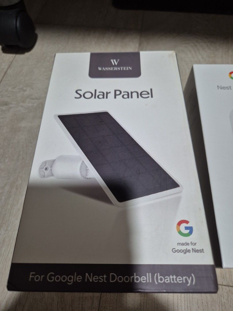 Solar Panel & Google Nest Doorbell, Furniture & Home Living, Security ...