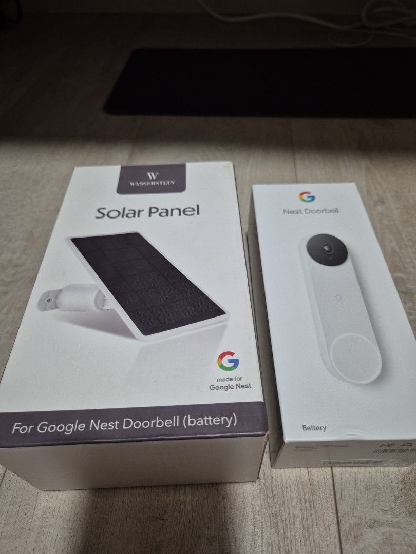 Solar Panel & Google Nest Doorbell, Furniture & Home Living, Security ...