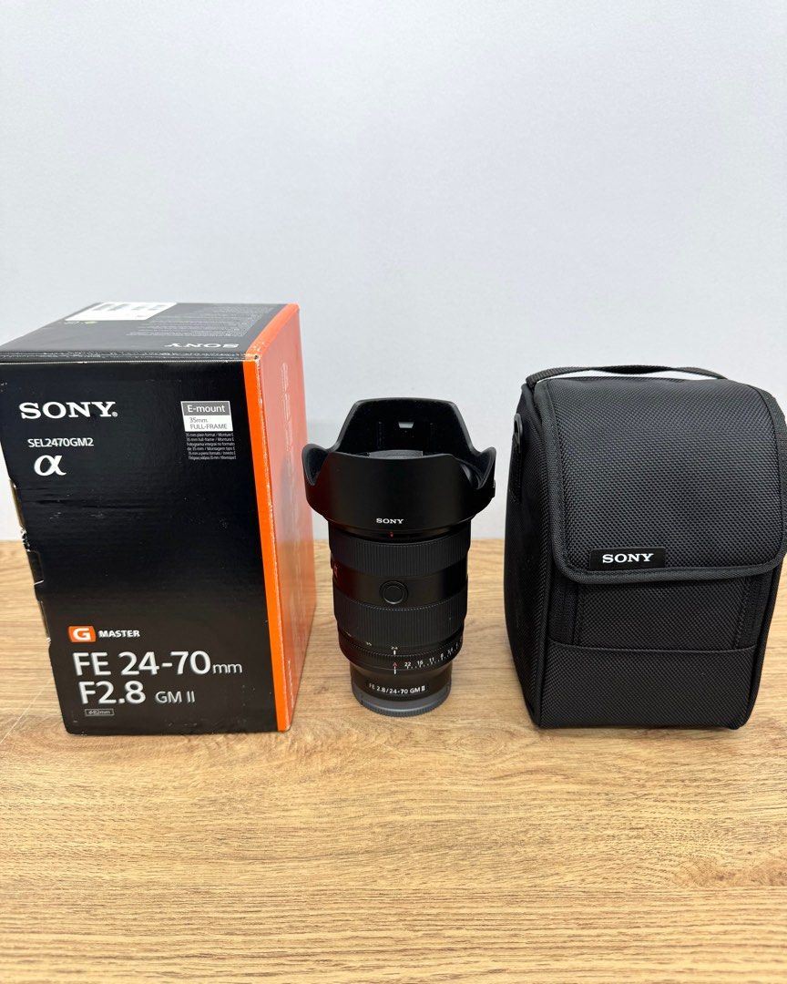 SONY FE 24-70MM F2.8 G MASTER II LENS (99% NEW), Photography, Lens ...