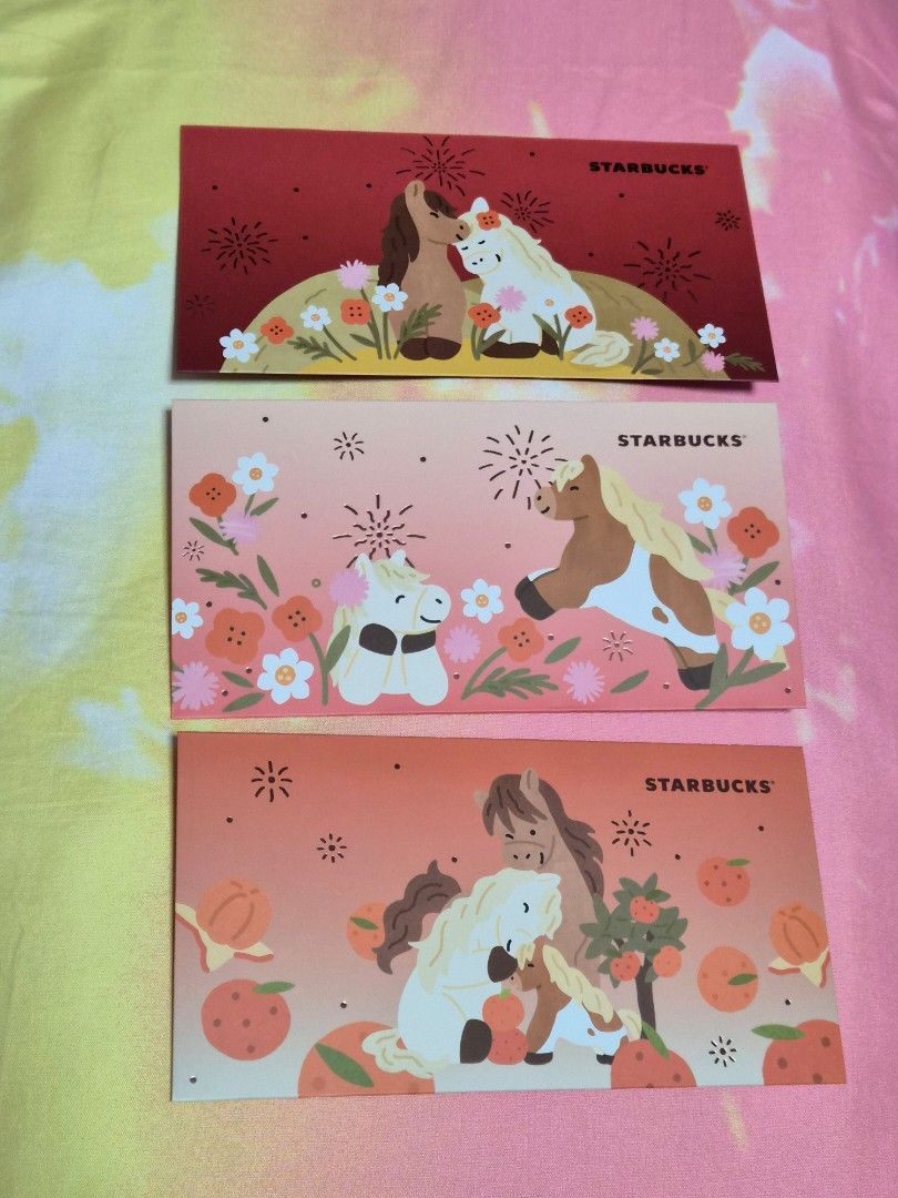 Starbucks 2026 Year of the Horse Ang Pao, Everything Else on Carousell