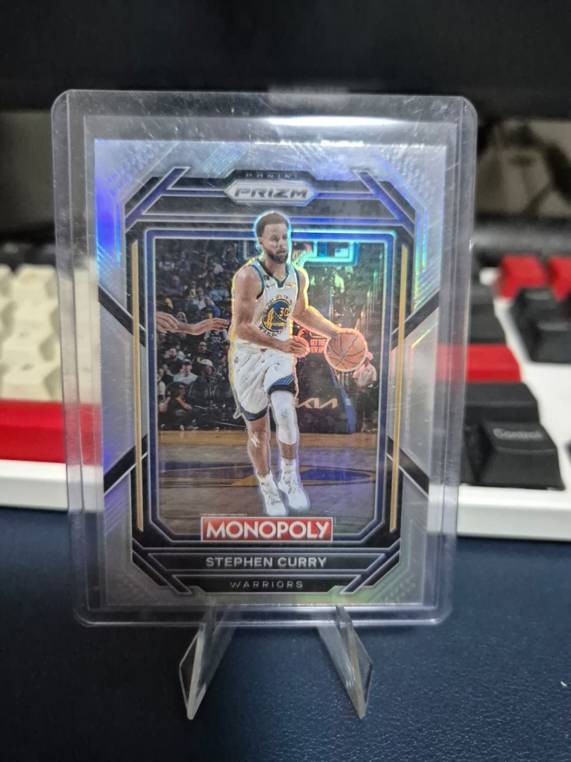 Stephen Curry Monopoly Silver Prizm Panini NBA Card, Hobbies & Toys ...