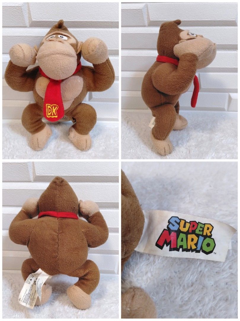 Super Mario Toad Donkey Kong Koopa Troopa & Luigi plush toy, Hobbies ...