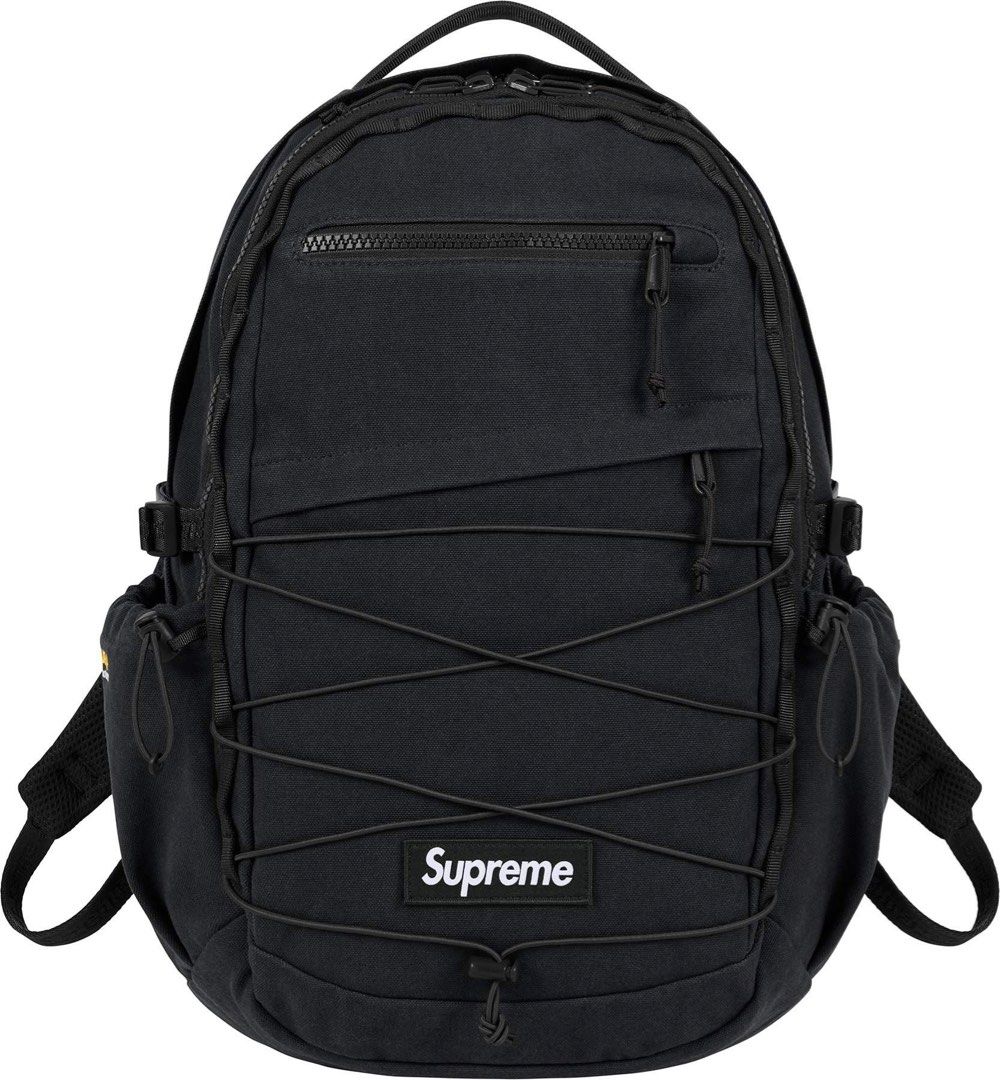 Supreme SS25 Backpack Black, Men's Fashion, Bags, Backpacks on Carousell