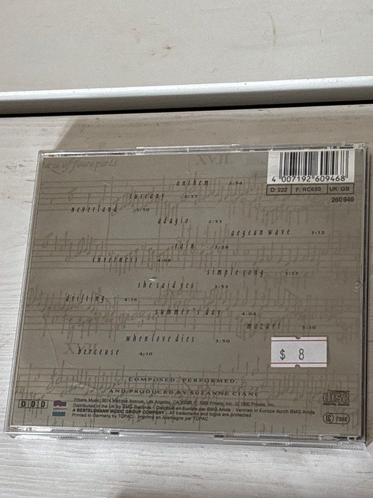 Suzanne Ciani, Hobbies & Toys, Music & Media, CDs & DVDs on Carousell