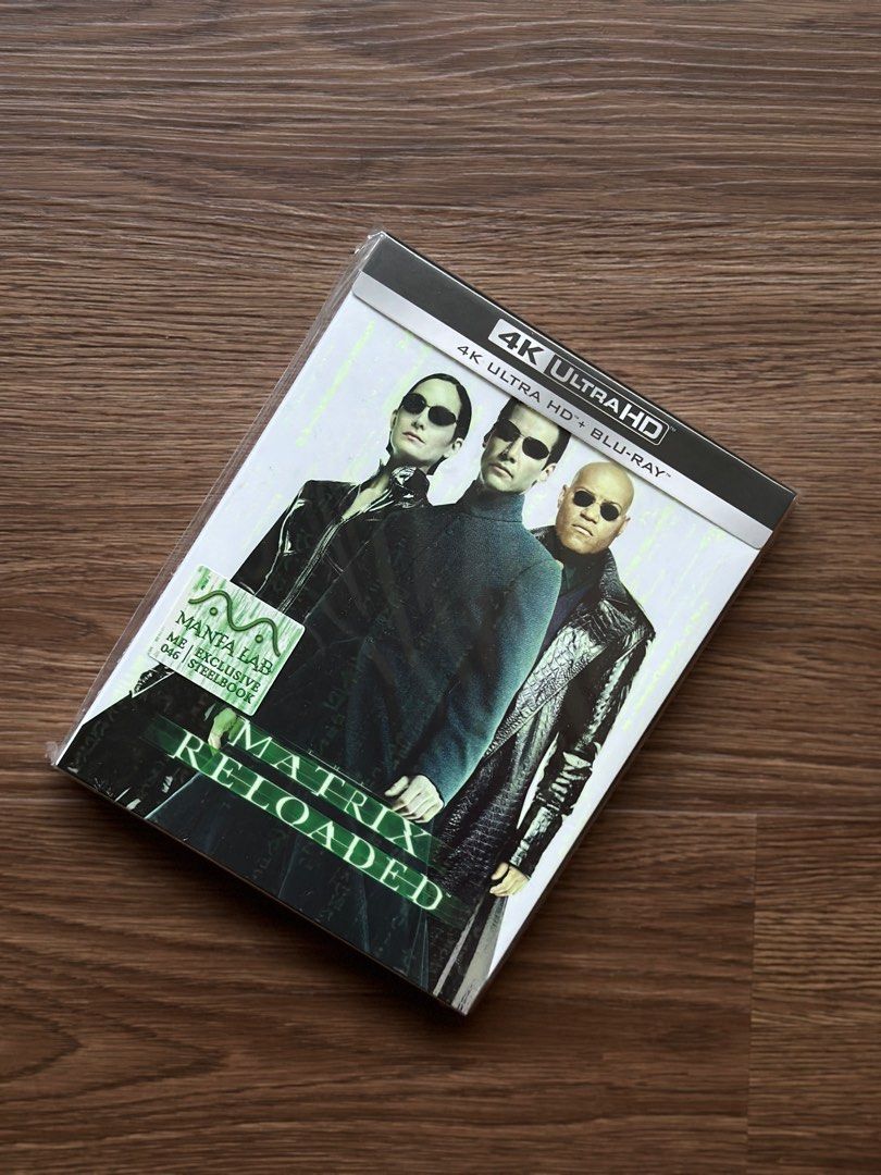 The Matrix Reloaded - Manta Lab Exclusive Steelbook 4K UHD, Hobbies ...
