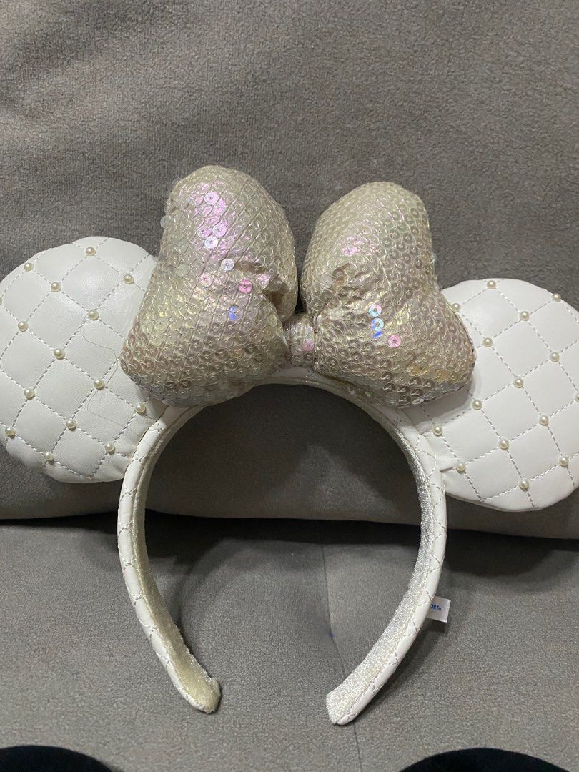 Tokyo disney resort minnie floral and white ribbon, Women's Fashion ...