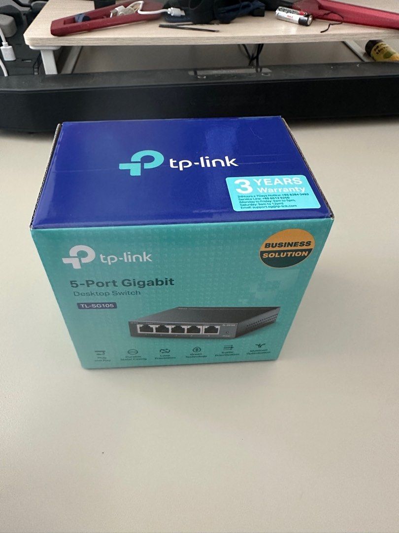 TP-Link 5-Port Gigabit Desktop Switch TL-SG105, Computers & Tech, Parts ...